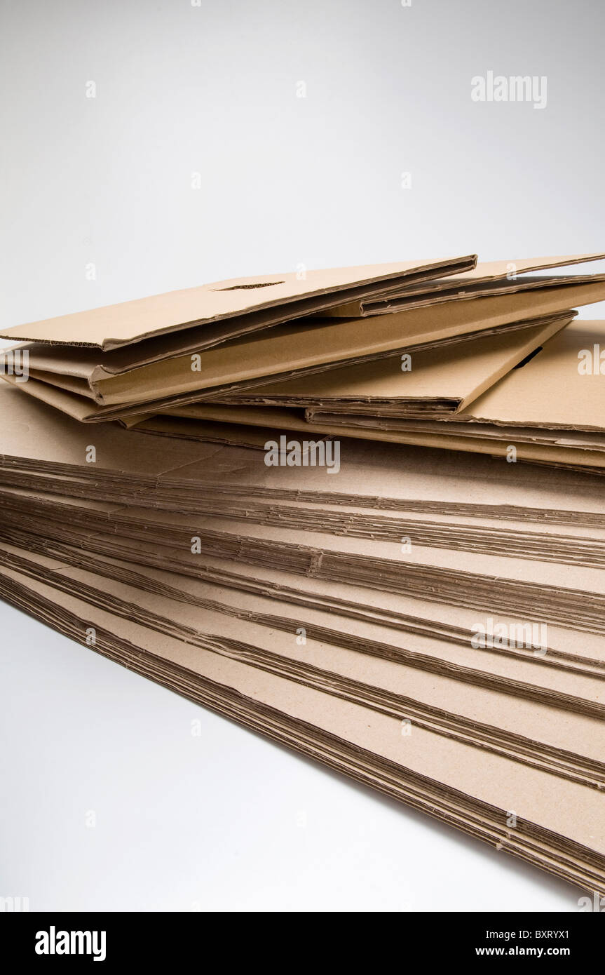 cardboard for recycling Stock Photo - Alamy