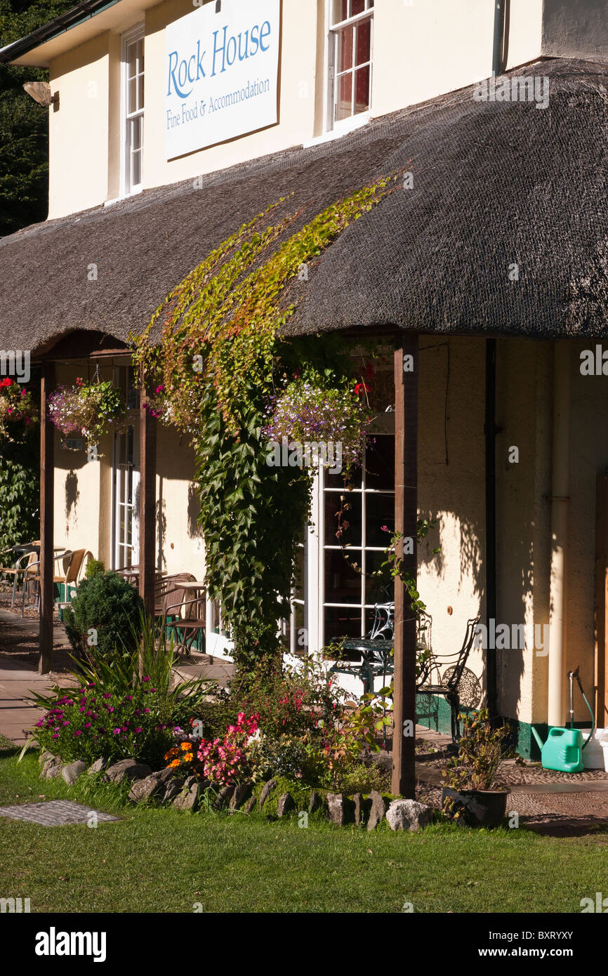 Lynmouth, Thatched Cottage, North Devon, England, UK Stock Photo - Alamy