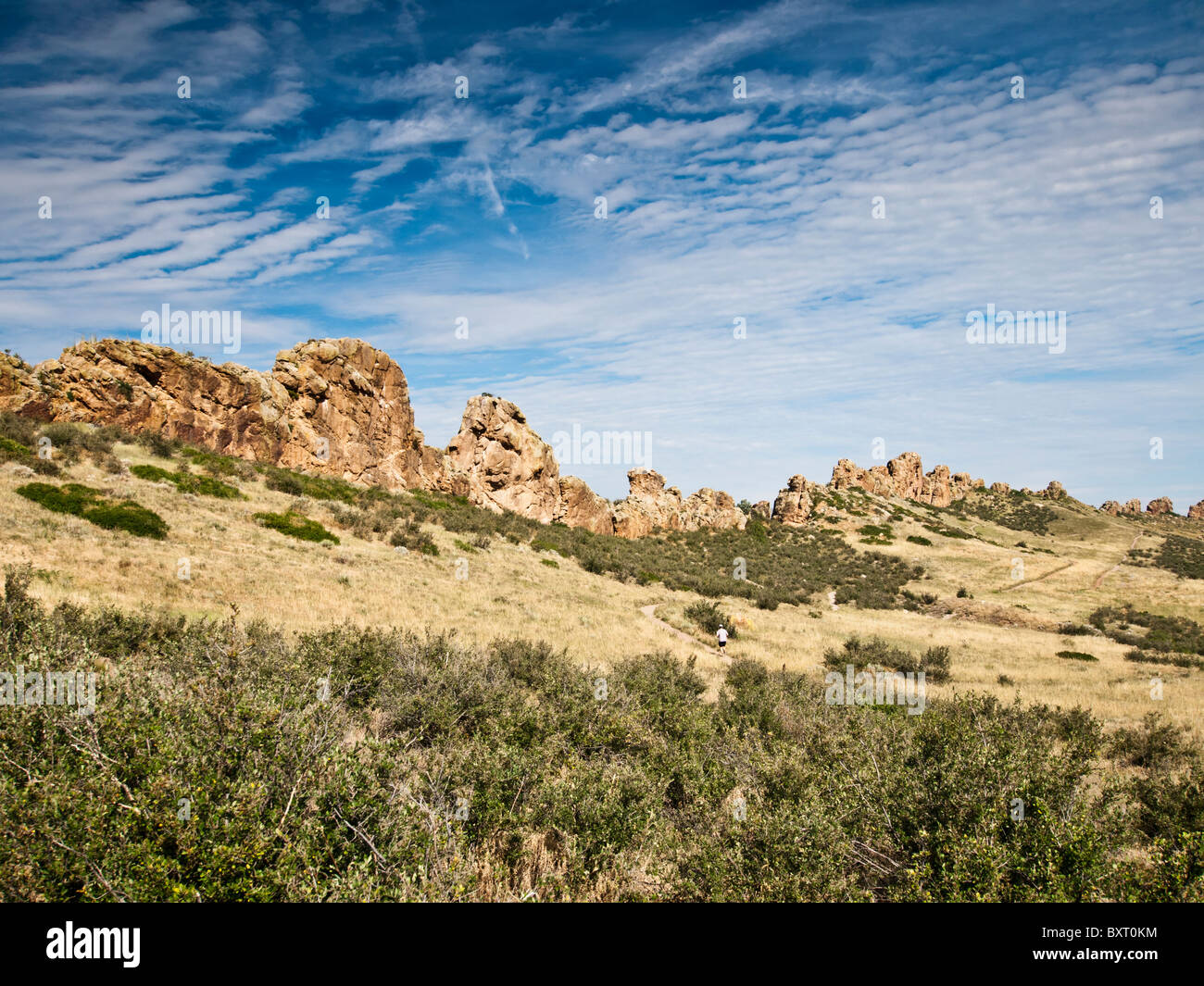 Rock formation in Devils Backbone, Loveland Colorado Stock Photo - Alamy