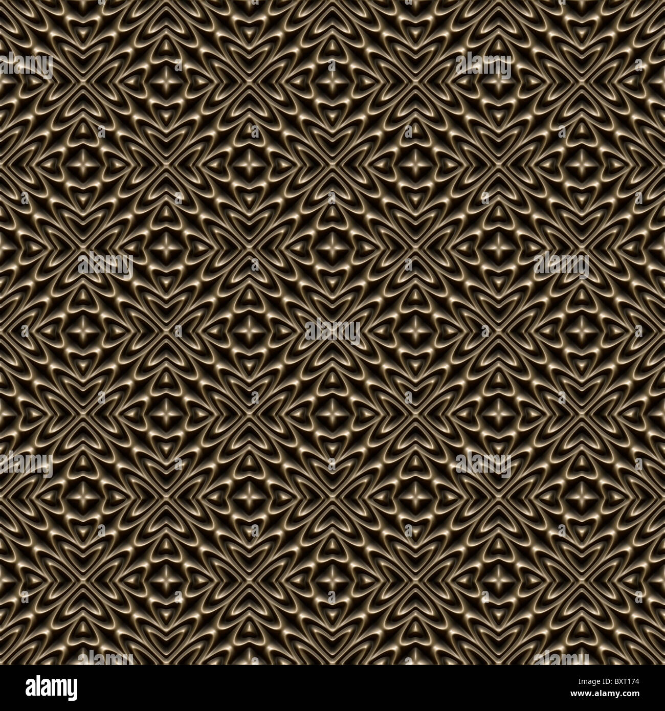bronze seamless tileable decorative background pattern Stock Photo - Alamy