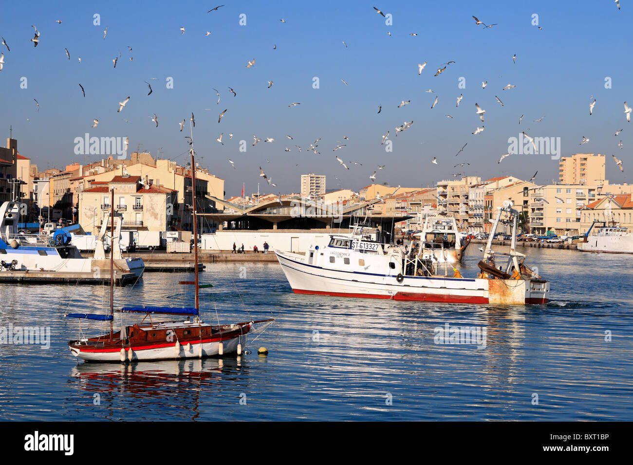 Harbour sete herault france hi-res stock photography and images - Alamy