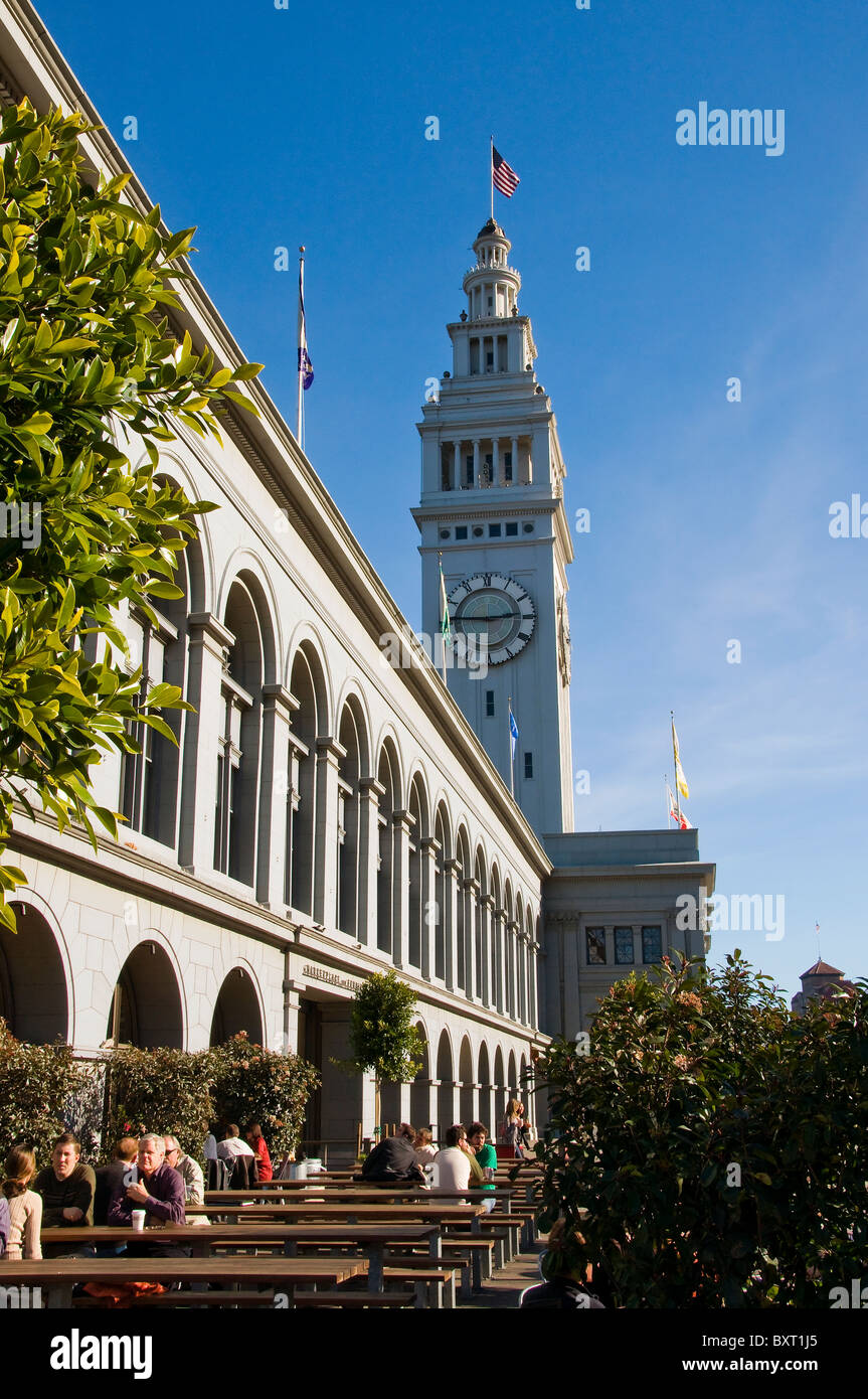 Tower of ferry building in San Francisco California, USA Stock Photo ...