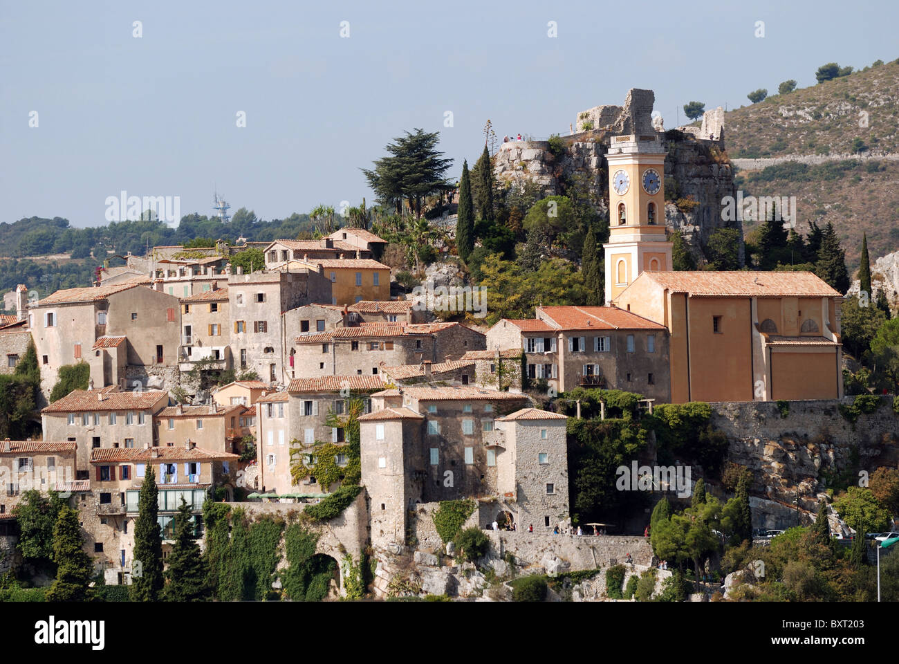 Medieval architecture eze cote dazur hi-res stock photography and ...