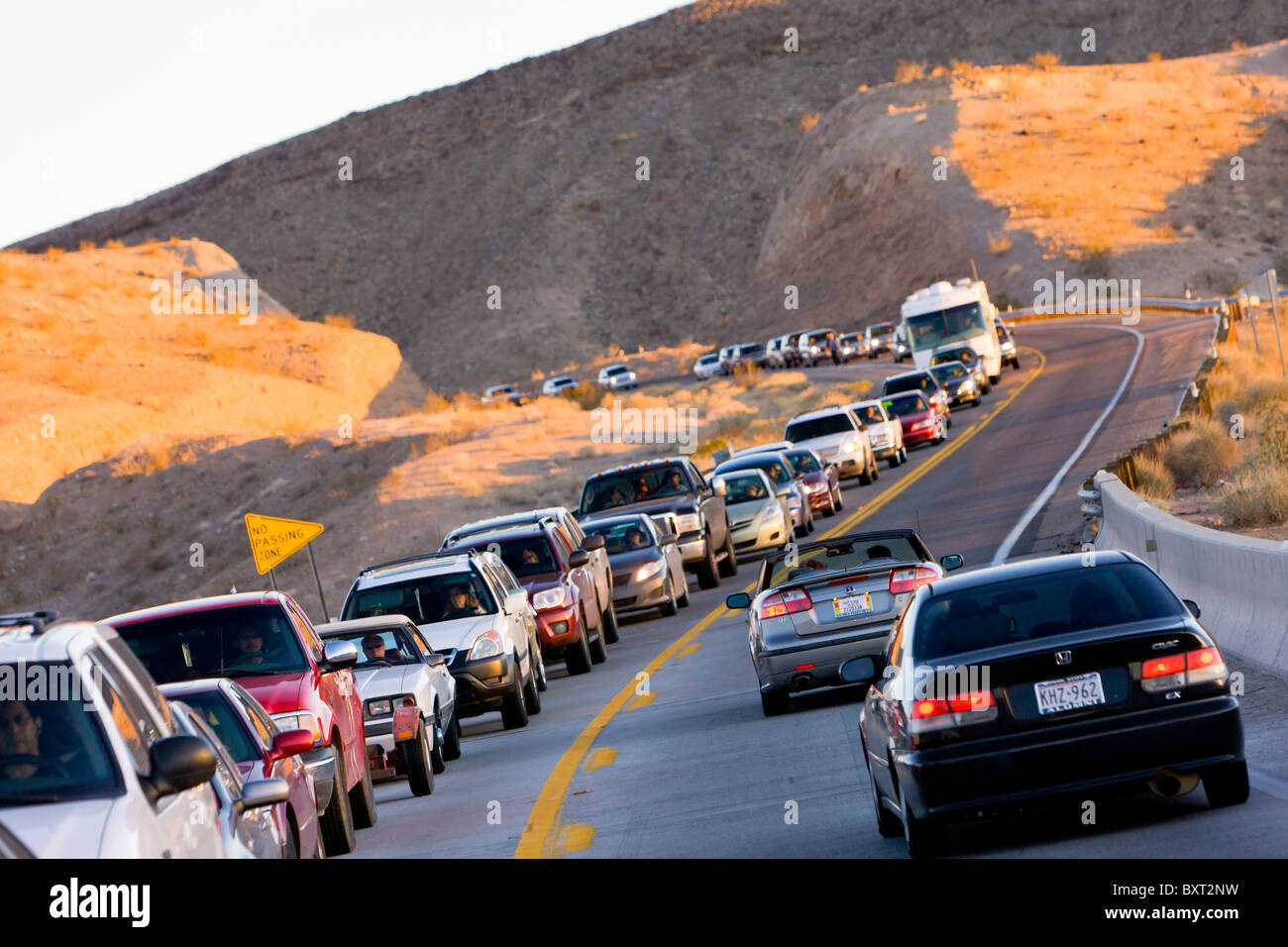 traffic jam, Arizona, USA Stock Photo - Alamy