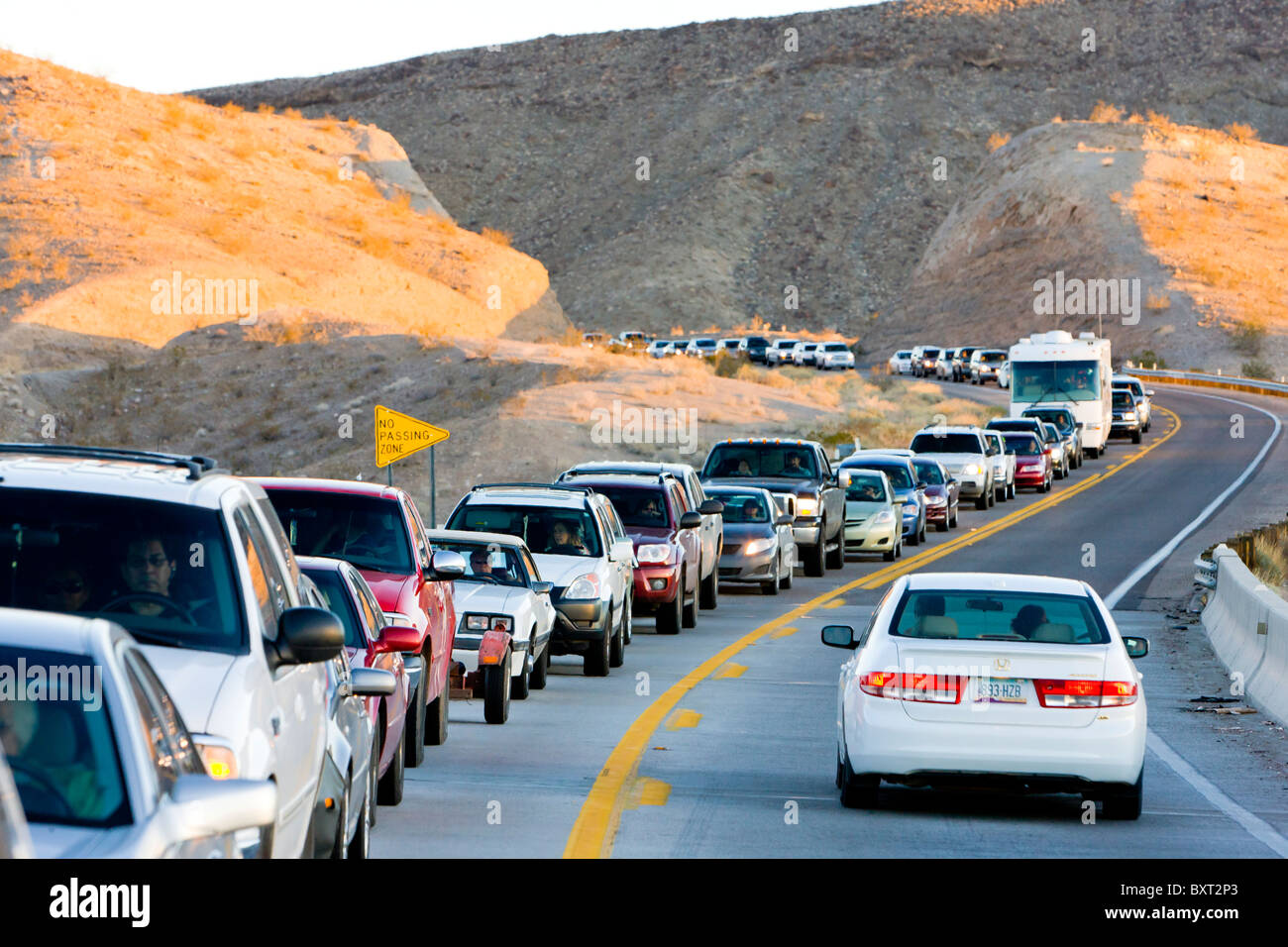 traffic jam, Arizona, USA Stock Photo - Alamy