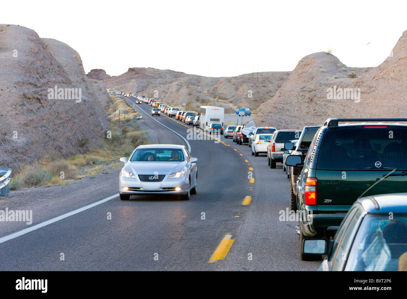 traffic jam, Arizona, USA Stock Photo - Alamy