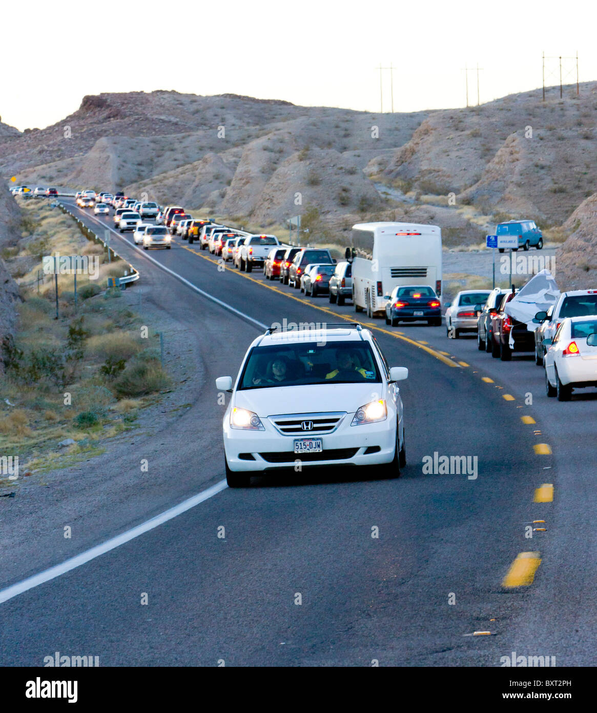 traffic jam, Arizona, USA Stock Photo - Alamy