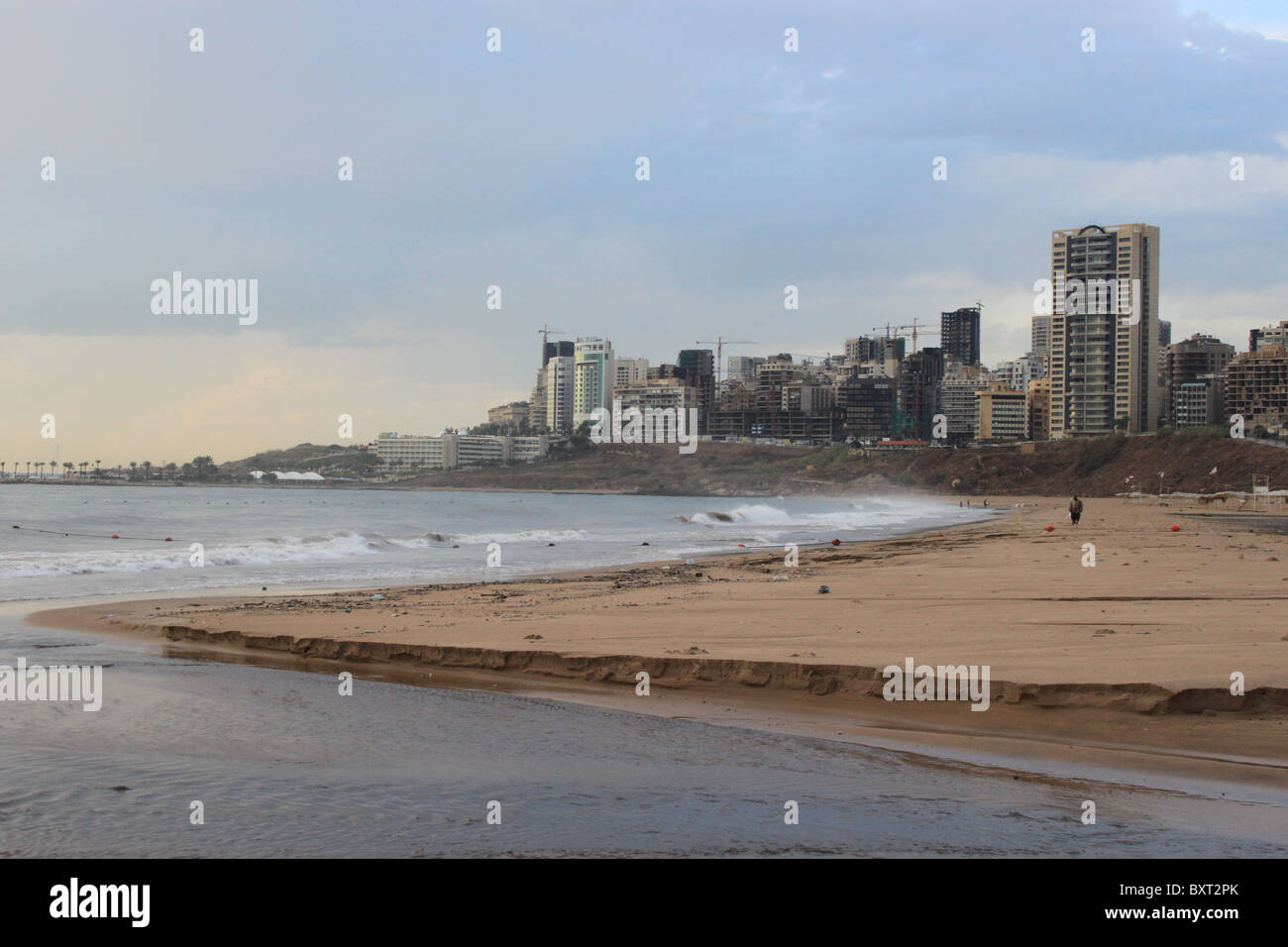 The beach in Beirut, Lebanon Stock Photo - Alamy