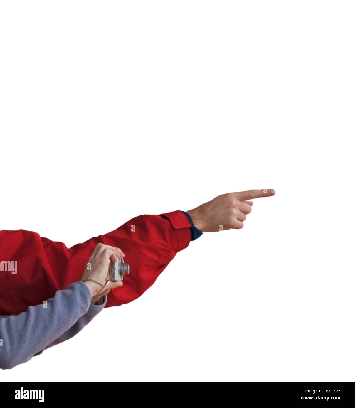 Taking a picture of a view Cut Out Stock Images & Pictures - Alamy