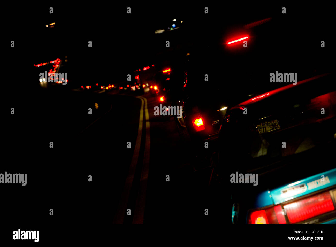 Traffic Jam At Night High Resolution Stock Photography and Images - Alamy
