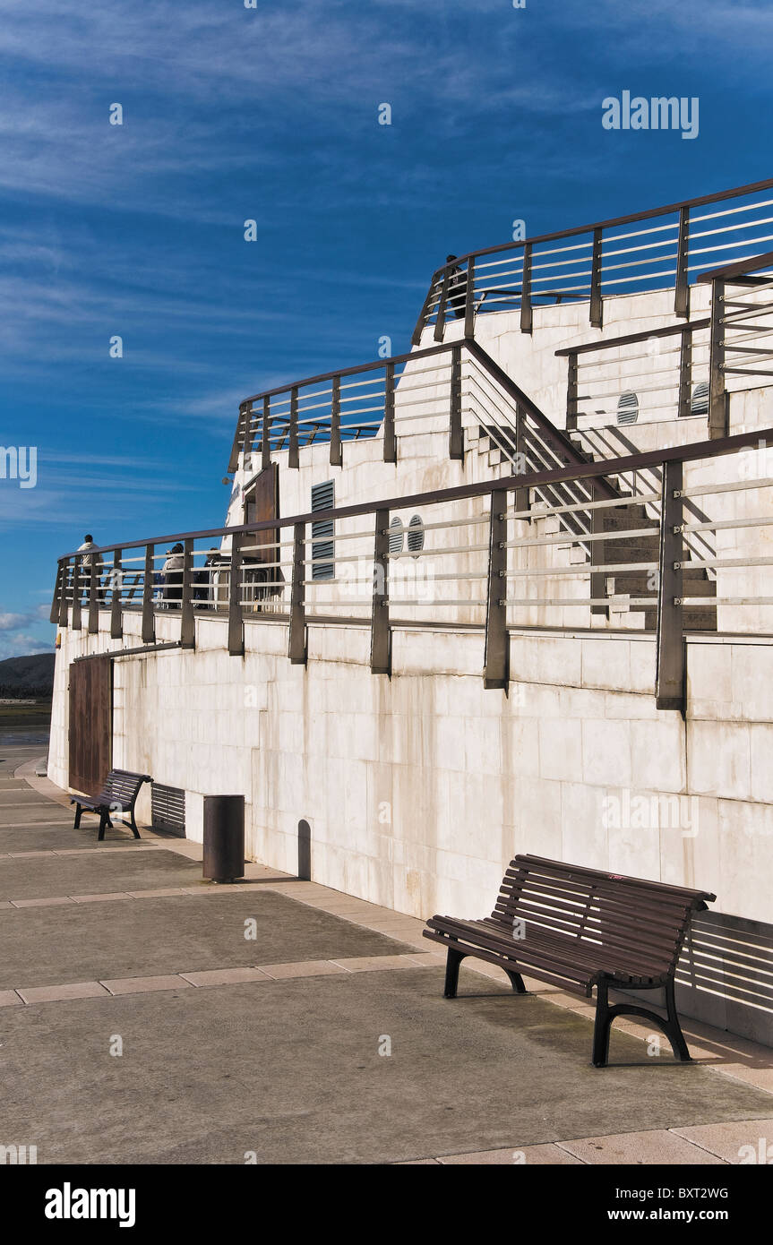 Exterior of the famous ship-shaped building, interpretation center of ...