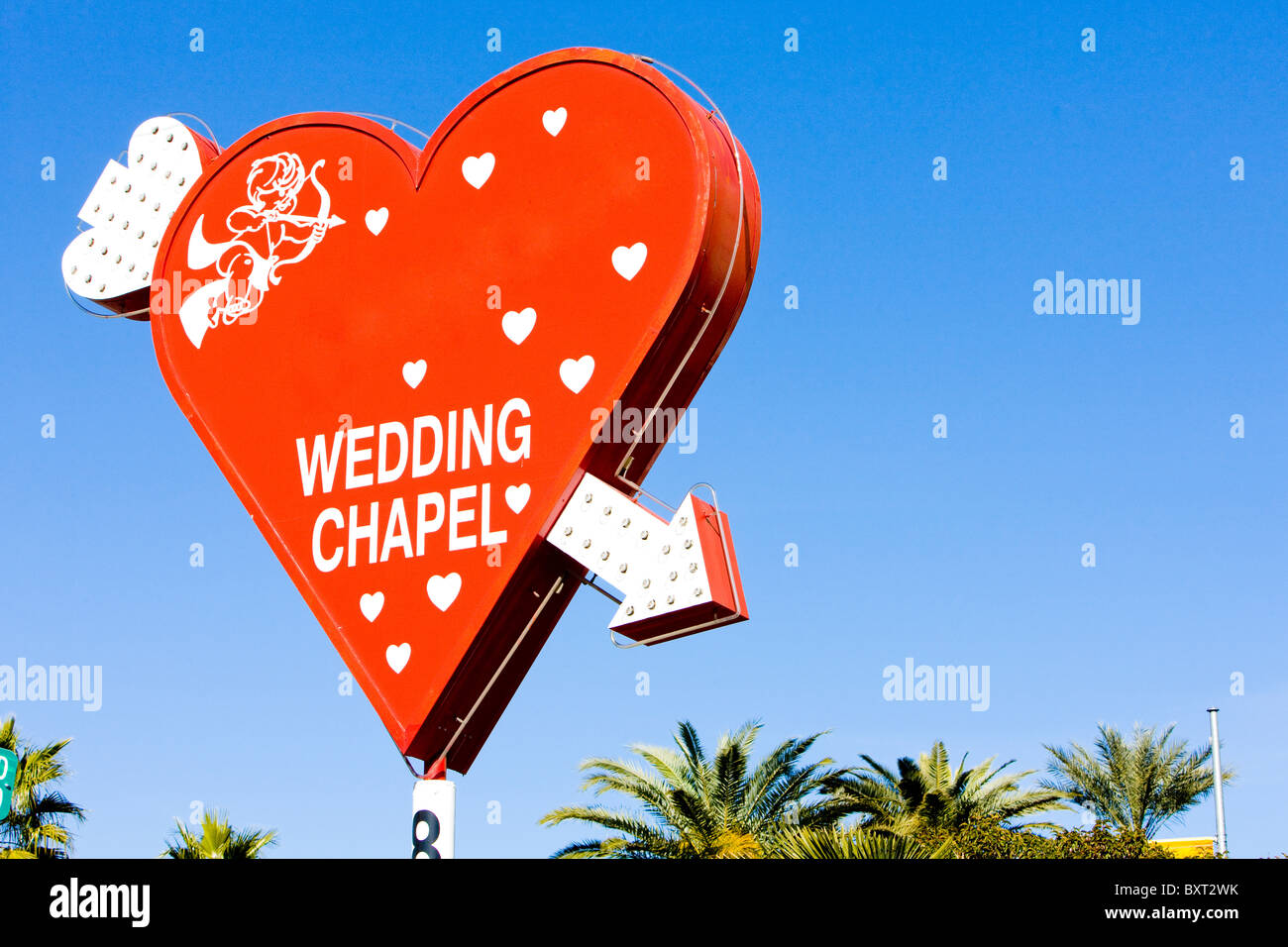 sign of wedding chapel, Las Vegas, Nevada, USA Stock Photo - Alamy