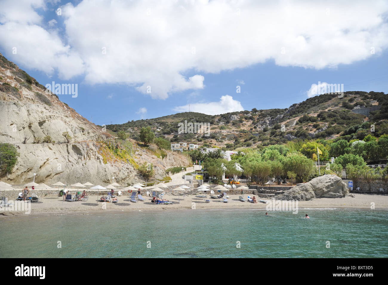 Beach and coastline of north west Crete, Greece Stock Photo - Alamy