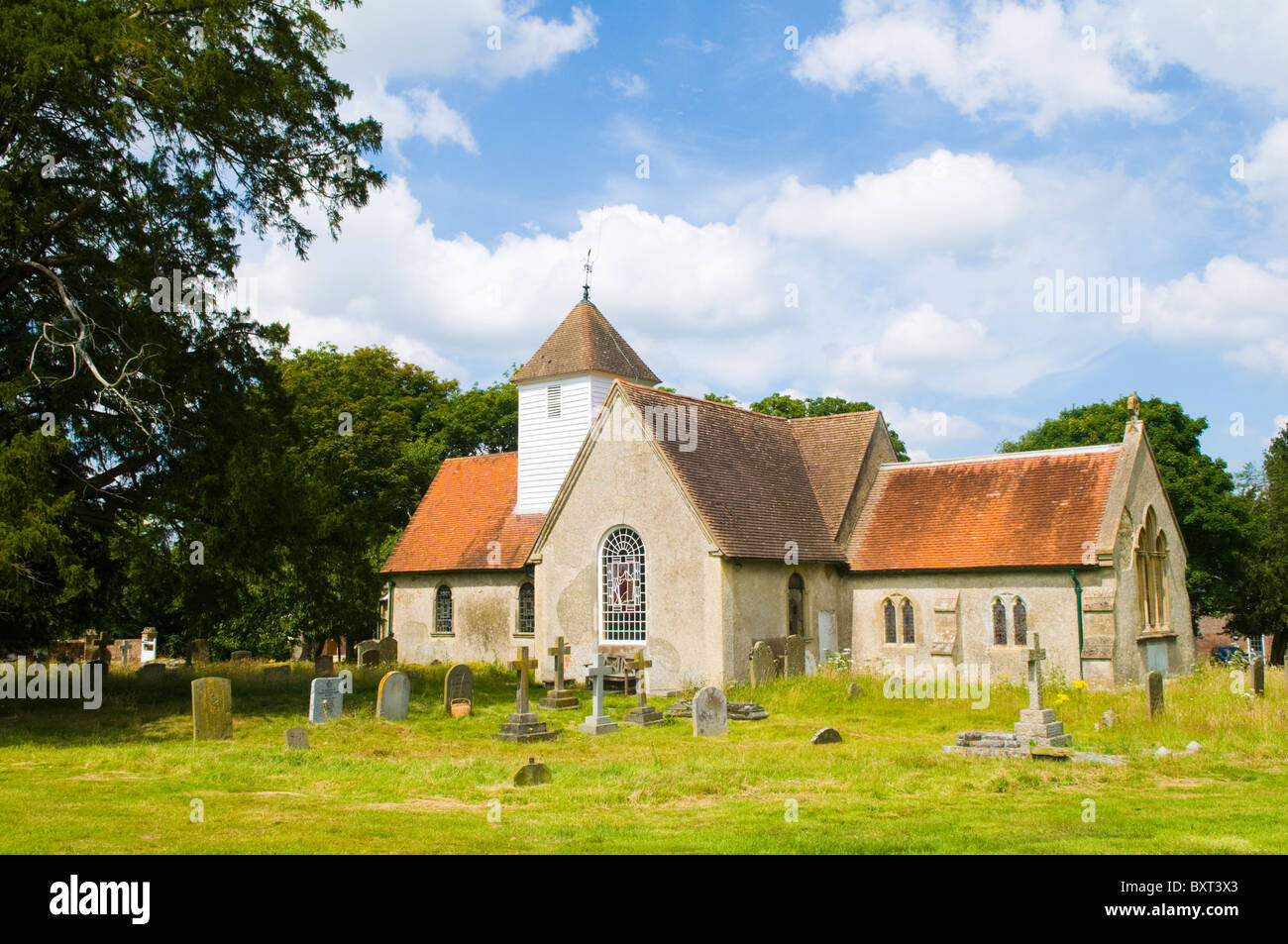 Church of St. Nicholas at Wasing Park Near Aldermaston Stock Photo - Alamy