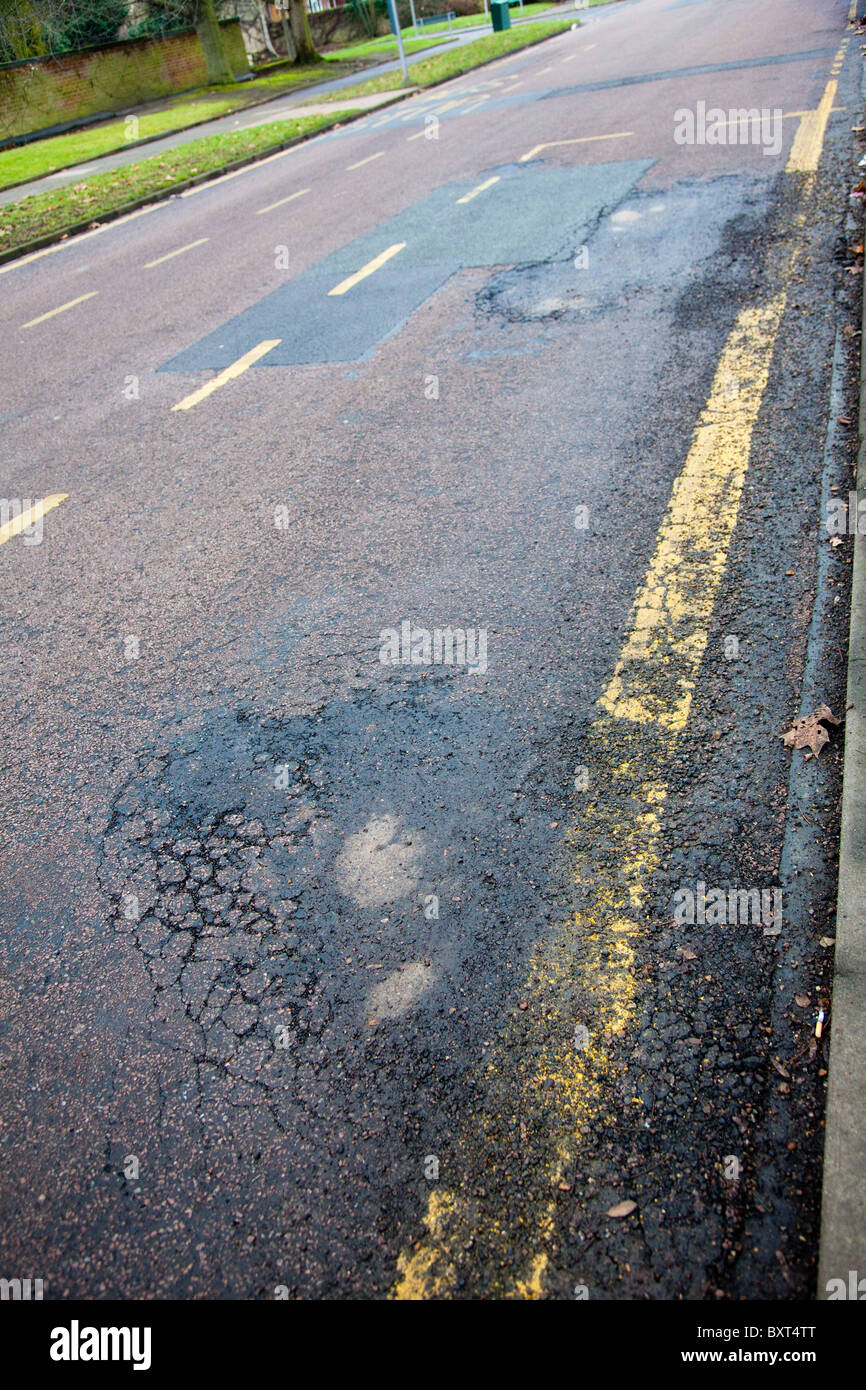 Frost damage road hi-res stock photography and images - Alamy