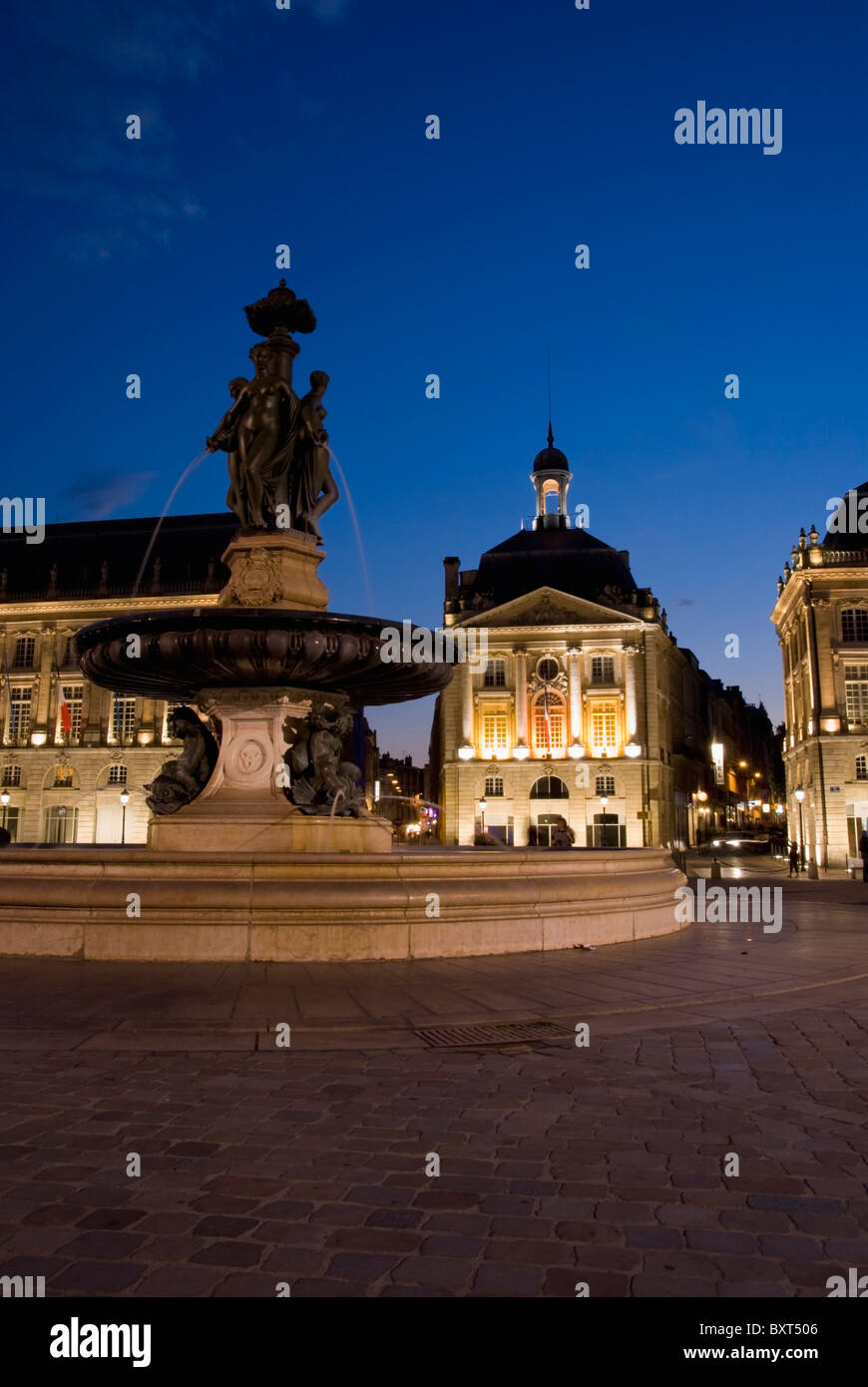 Place De La Bourse Stock Photo - Alamy
