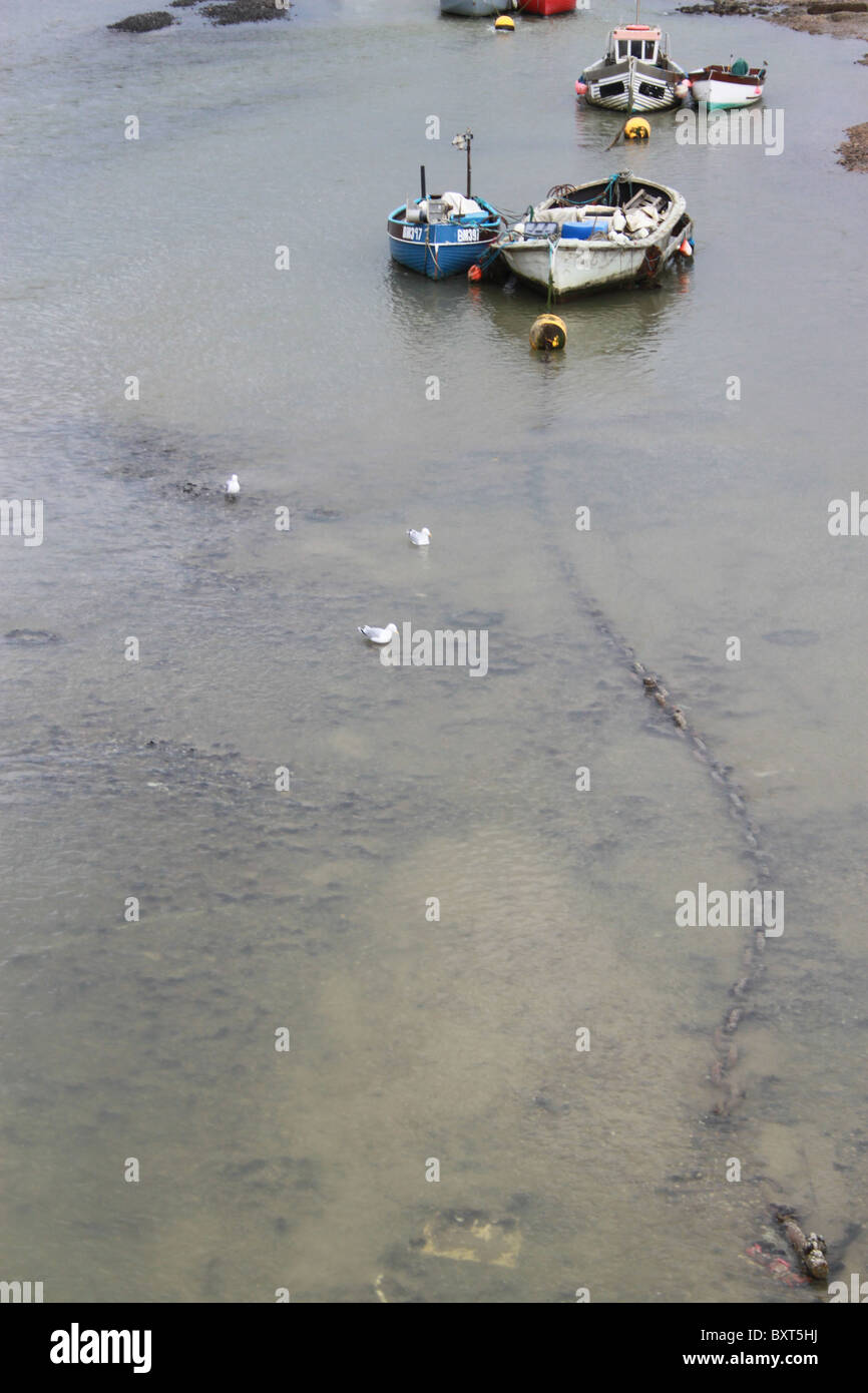Boats moored in the estuary at Shoreham by Sea, UK Stock Photo - Alamy