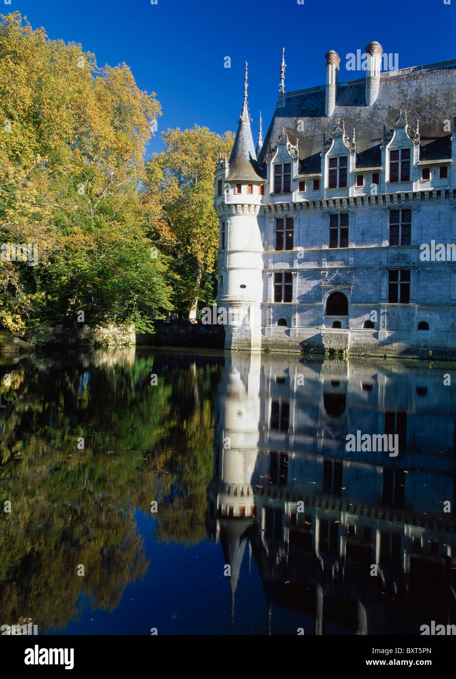 Azay Le Rideau Castle Stock Photo - Alamy