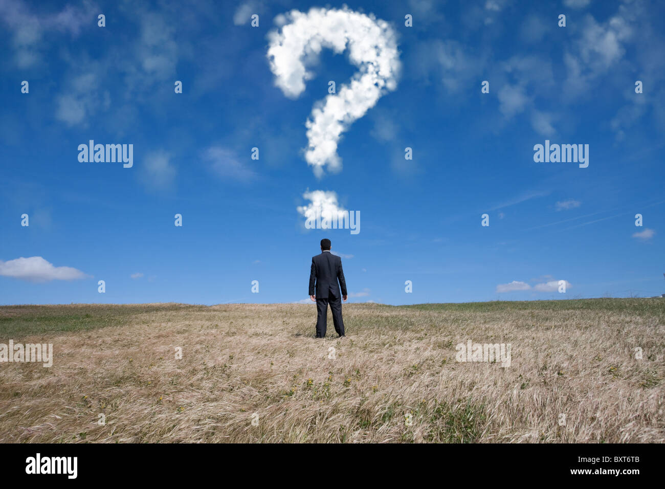 Question mark thinking free hi-res stock photography and images - Alamy