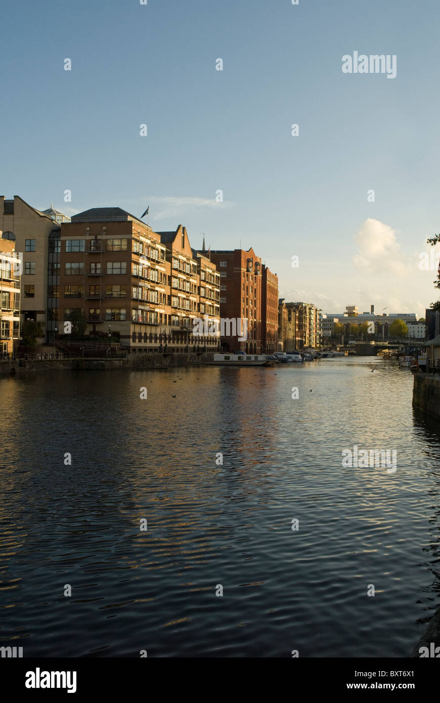 The floating harbour in Bristol from Victoria Street Stock Photo - Alamy