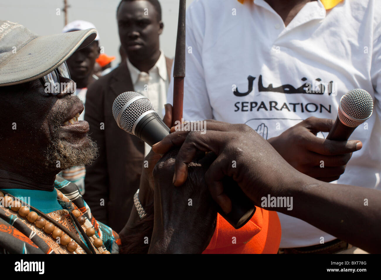 Tribal chiefs take part the final independence event in Juba to ...