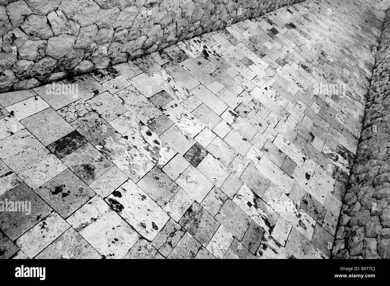 Abstract of stone path Stock Photo - Alamy