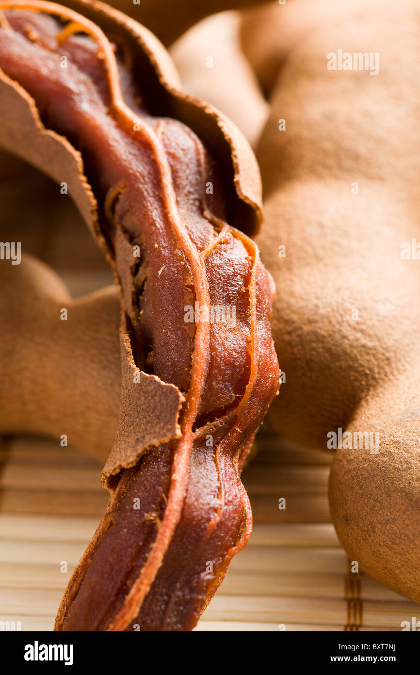 the tamarinds on a kitchen table Stock Photo - Alamy