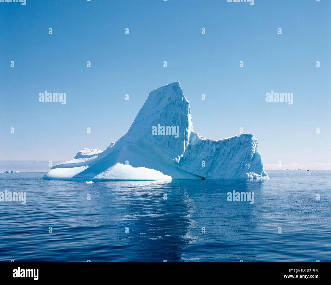 Icebergs On The Sea, Disko Bay Stock Photo - Alamy