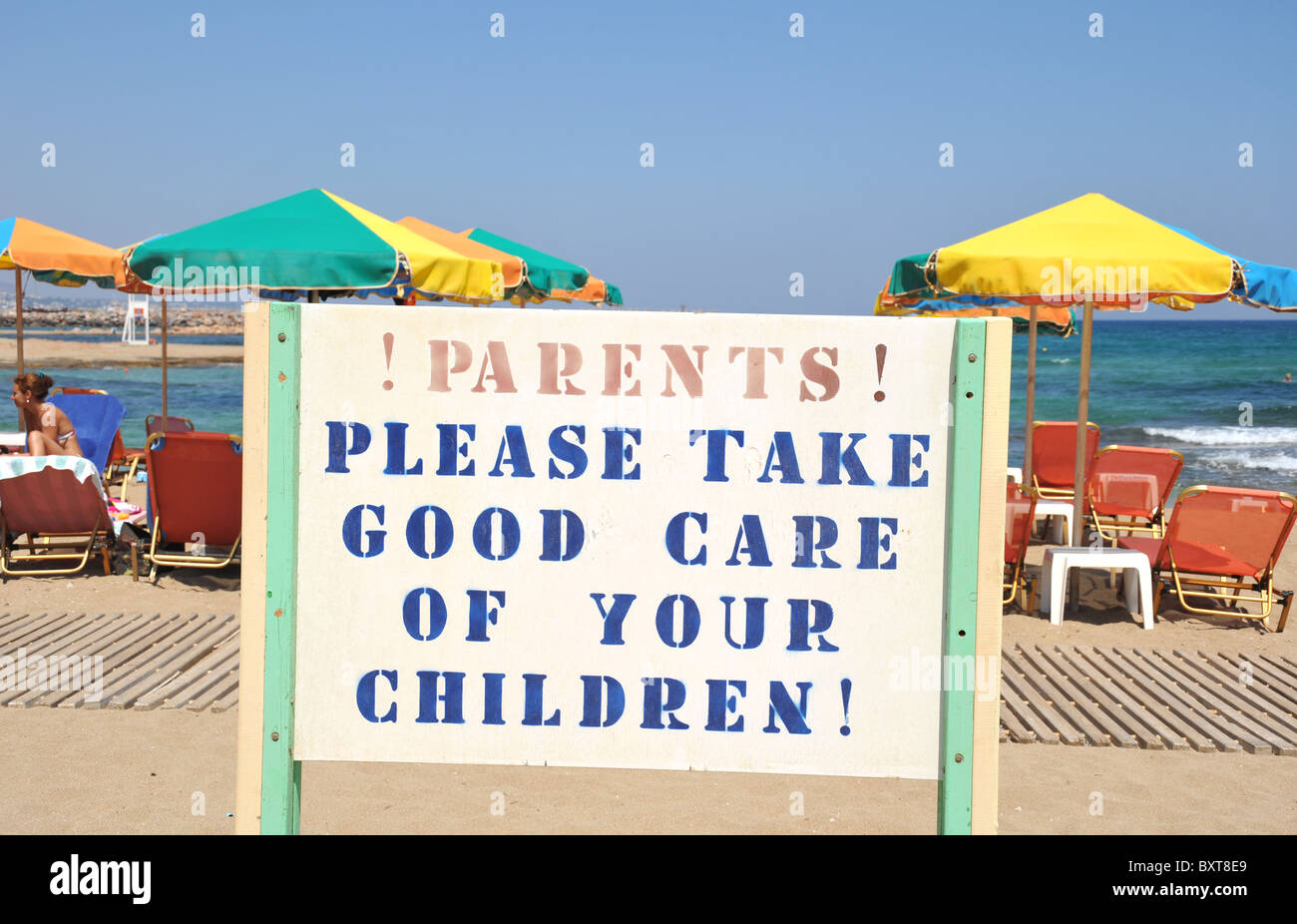 Sea safety sign hi-res stock photography and images - Alamy