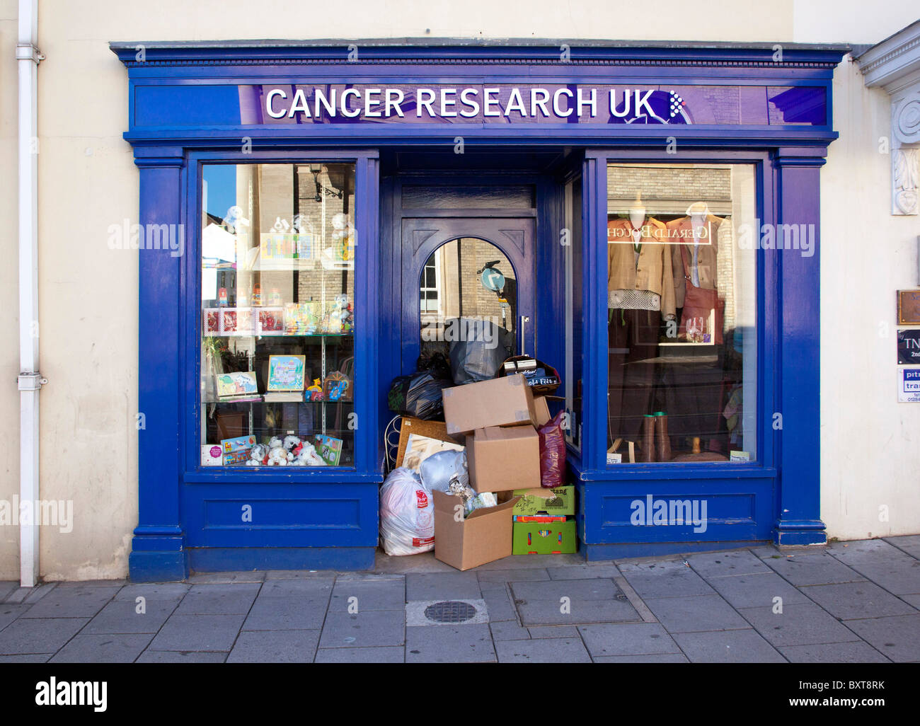 Cancer Research charity shop in UK Stock Photo - Alamy