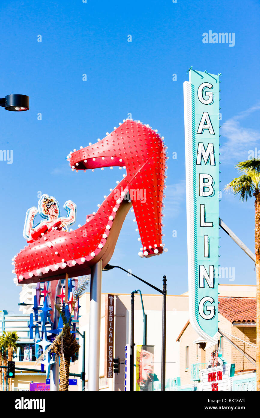 Las vegas shoe sign hi-res stock photography and images - Alamy