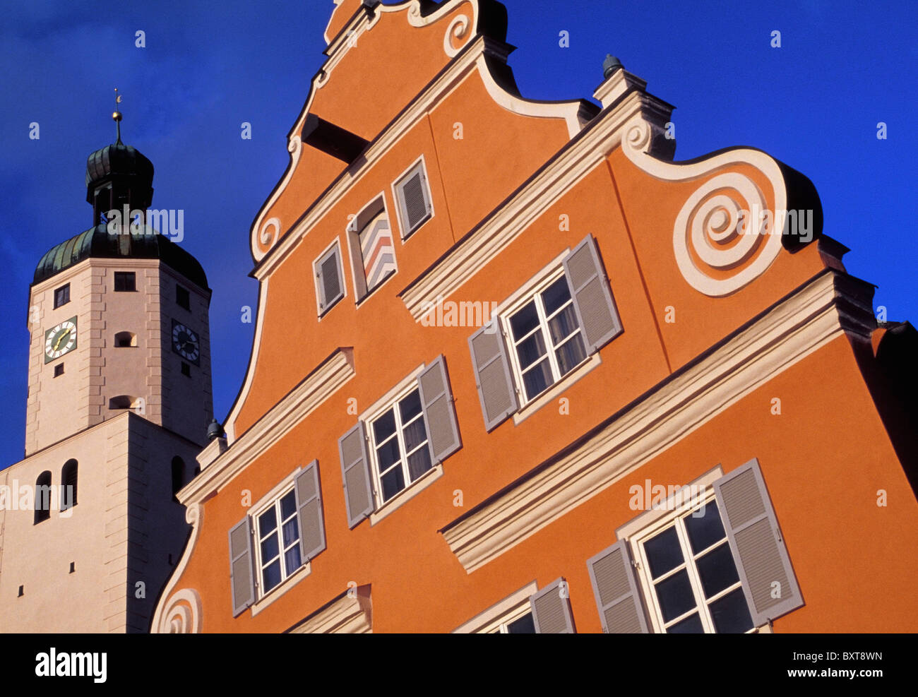 Facade Of Baroque Building, Low Angle View Stock Photo - Alamy