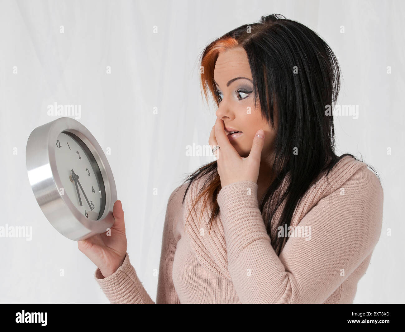 White long alarm clock hi-res stock photography and images - Alamy