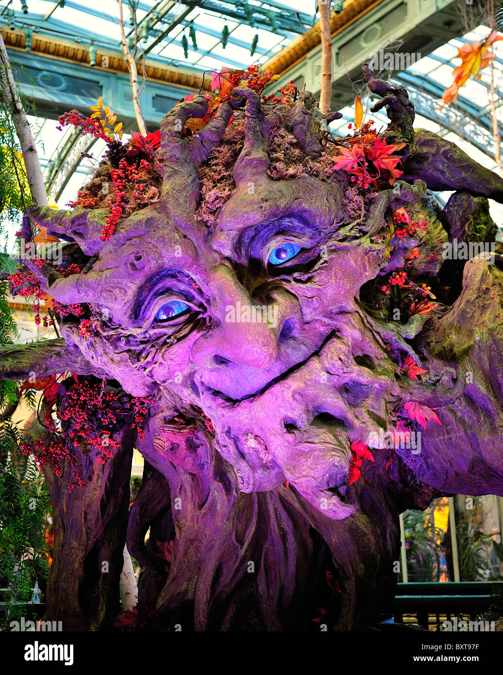 Bellagio Hotel Casino interior with Autumn Troll Stock Photo - Alamy