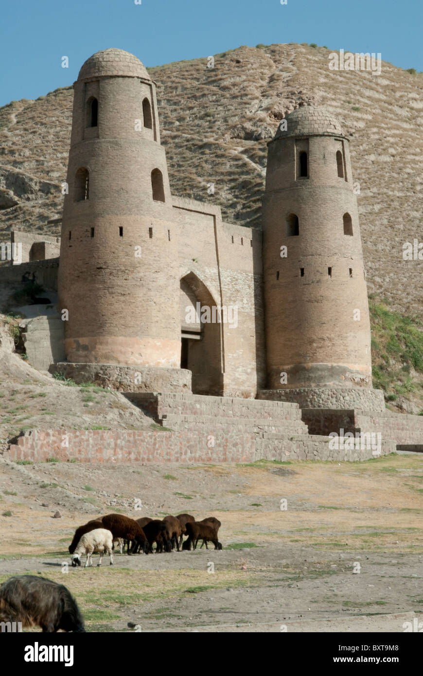 Main gate of the Hissar Fortress, Hissar, Tajikistan Stock Photo - Alamy