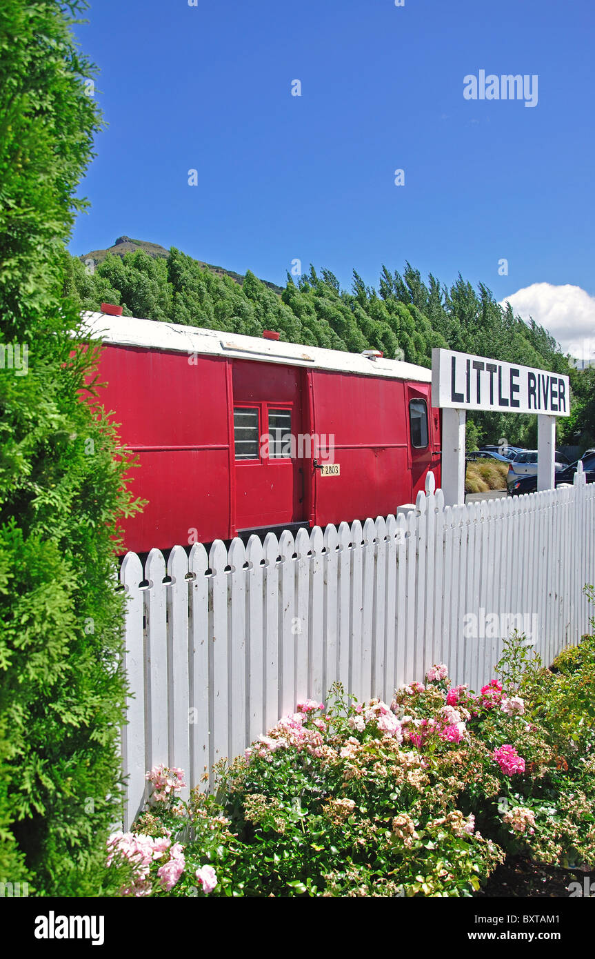 Little River Railway Station, Little River, Banks Peninsula, Canterbury ...