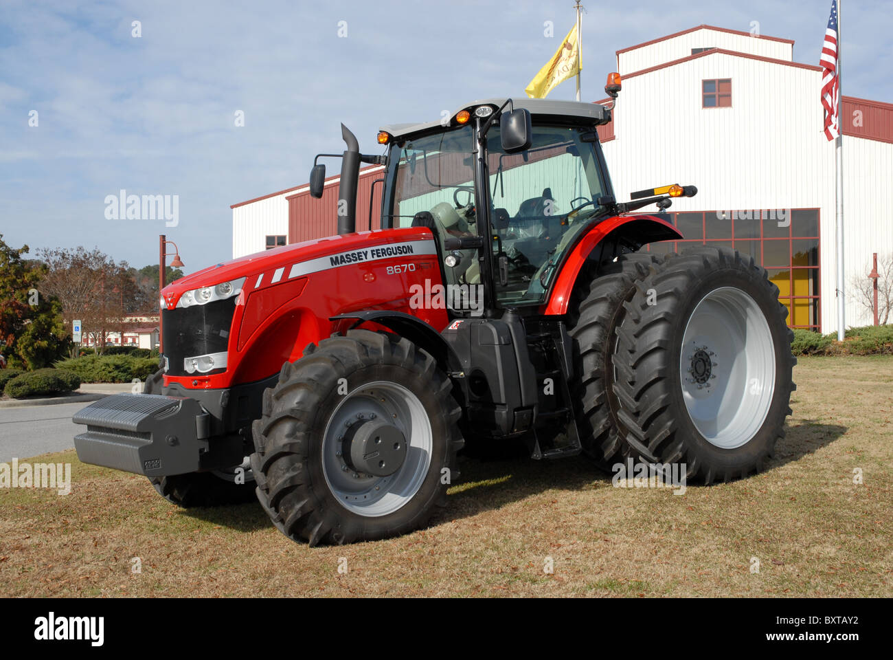 Massey Ferguson Farm Tractor Stock Photo - Alamy
