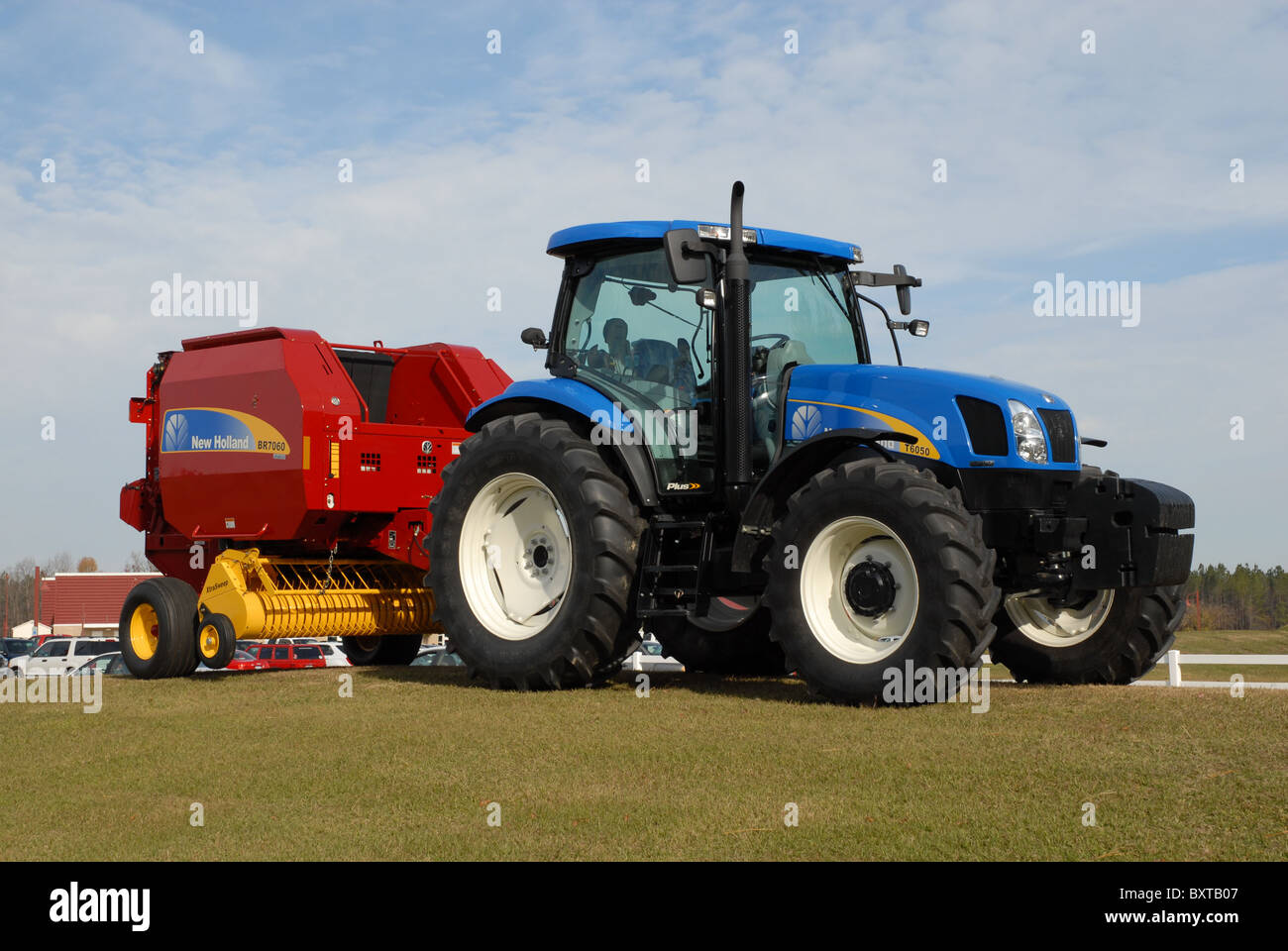 New Holland Farm Tractor Stock Photo - Alamy