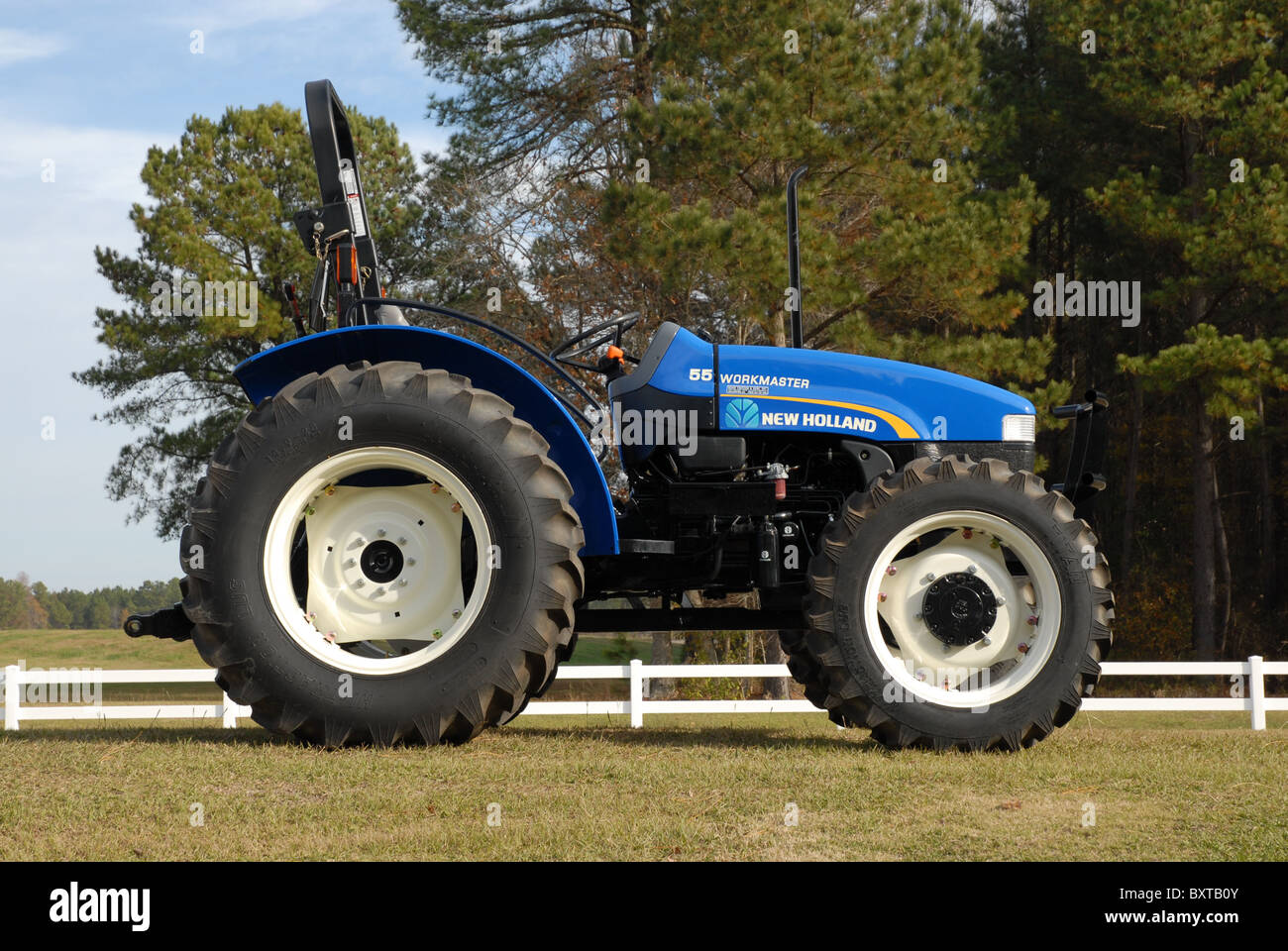 New Holland Farm Tractor Stock Photo - Alamy