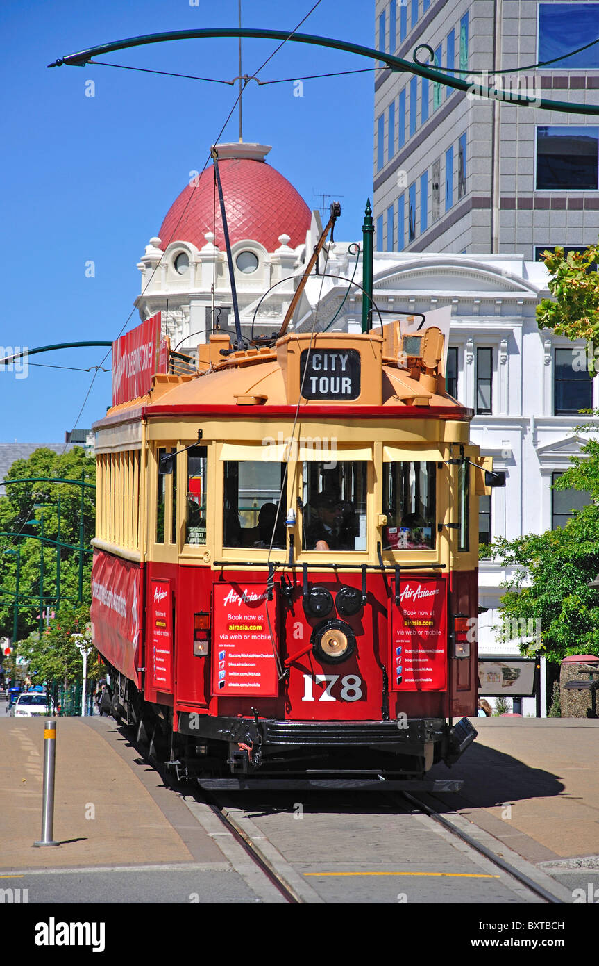 City Loop Tram, Worcester Boulevard, Christchurch, Canterbury Region ...