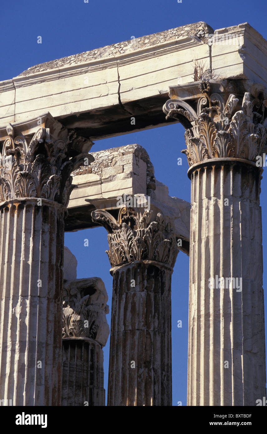 Columns At The Pantheon, Close Up Stock Photo - Alamy
