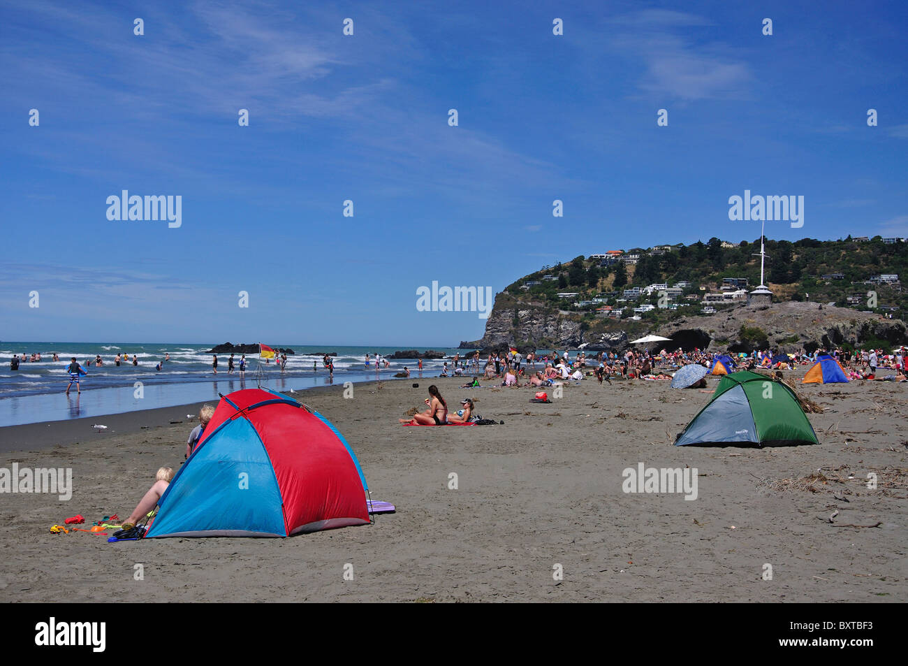 Sumner Beach, Sumner, Christchurch, Canterbury Region, South Island ...