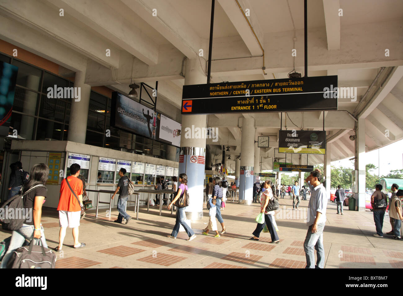 Northern Bus terminal , Bangkok , Thailand Stock Photo - Alamy