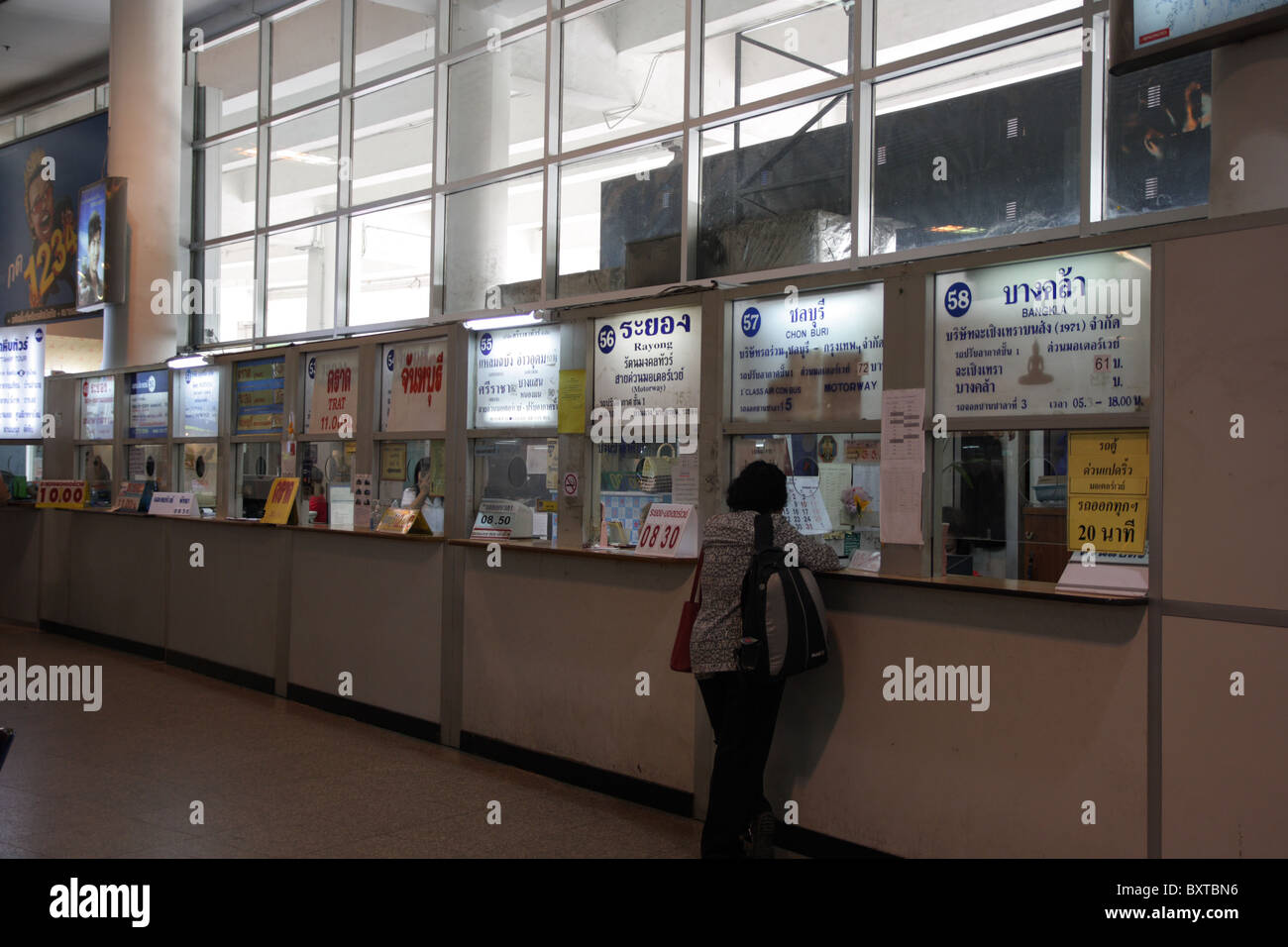 Northern Bus terminal , Bangkok , Thailand Stock Photo - Alamy