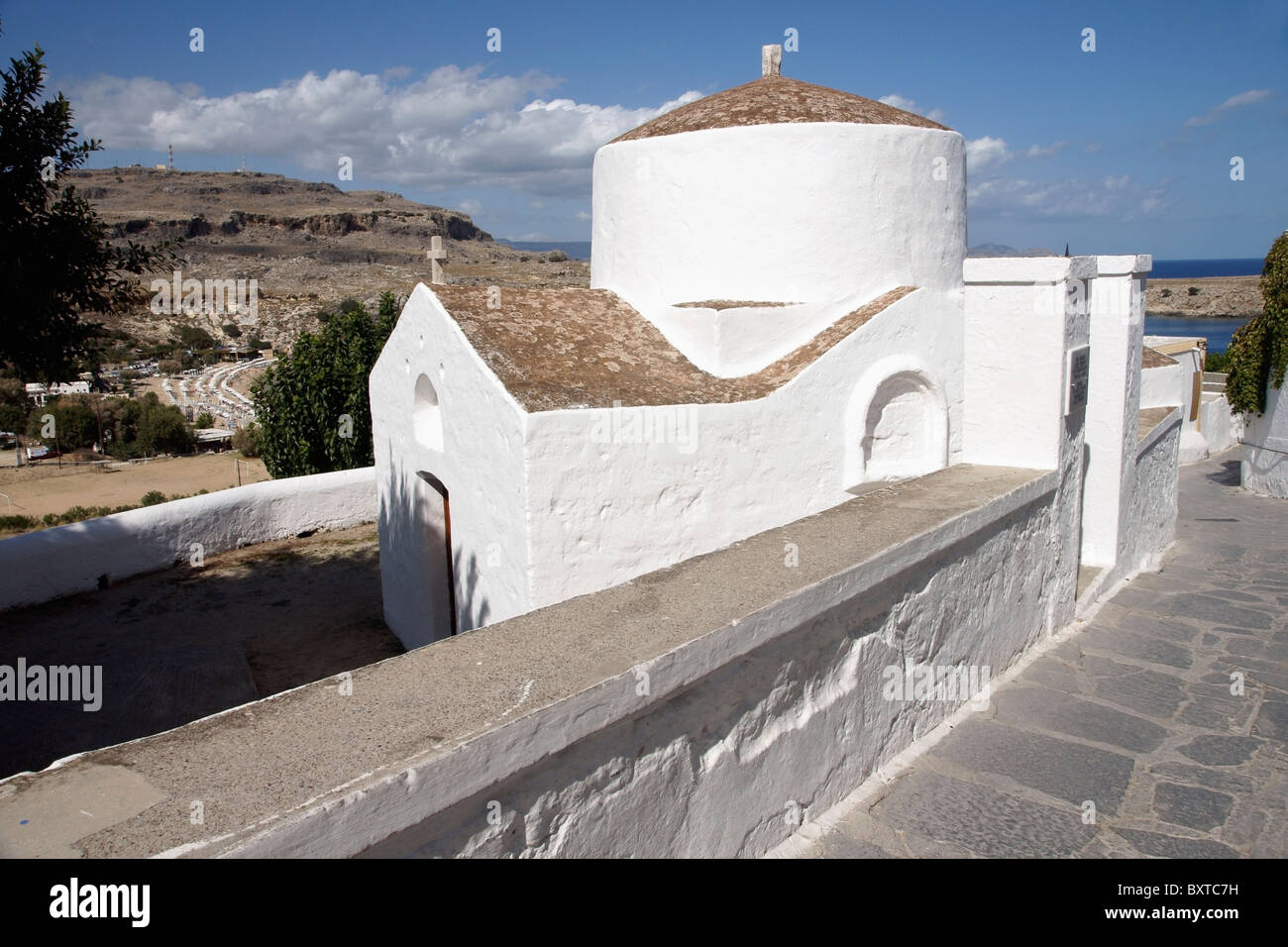 Small Greek Orthodox Church Stock Photo - Alamy