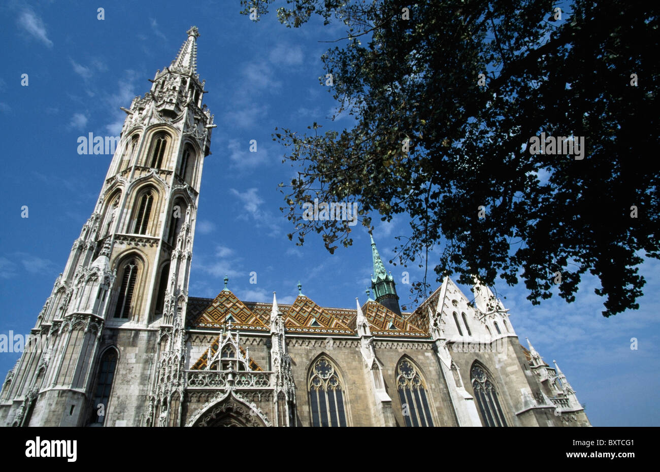 Gothic matthias church atop hi-res stock photography and images - Alamy