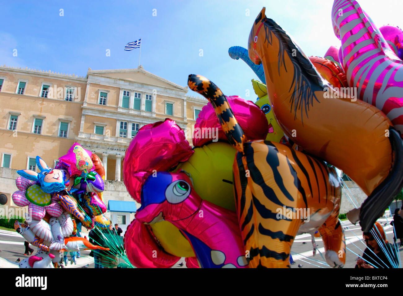 Balloons greece hi-res stock photography and images - Alamy