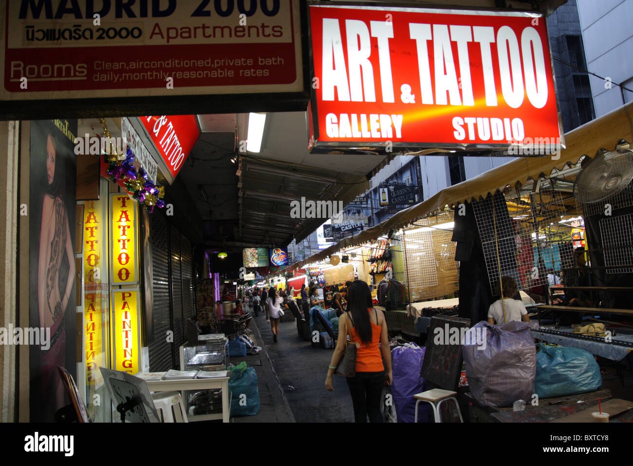 Patpong Shopping Street , Bangkok , Thailand Stock Photo - Alamy