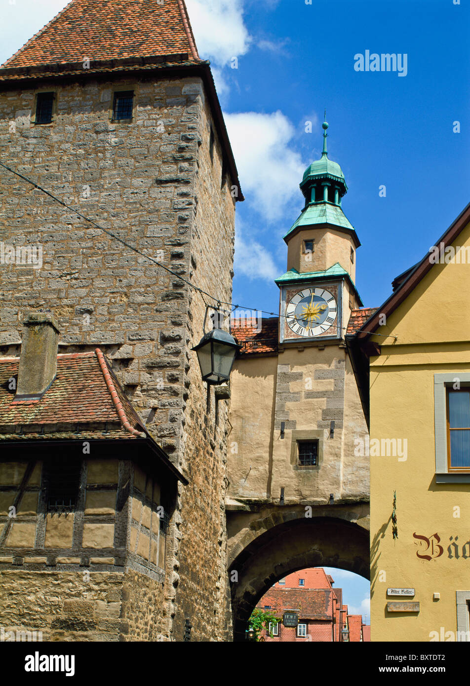 City Gate And Tower Stock Photo - Alamy