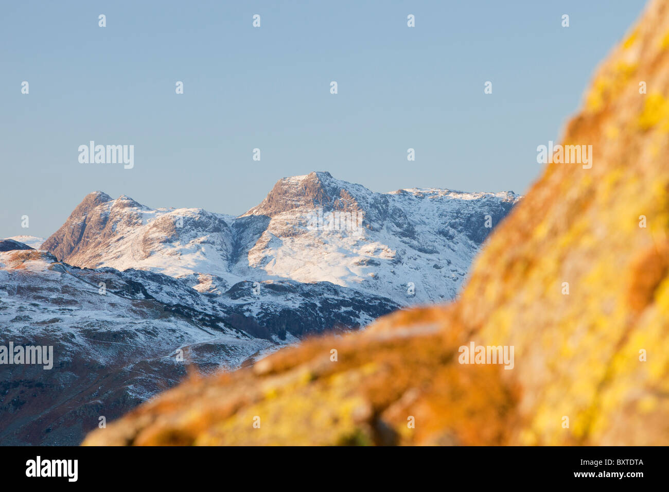Looking towards Langdale from Black Fell, Lake District, UK Stock Photo ...